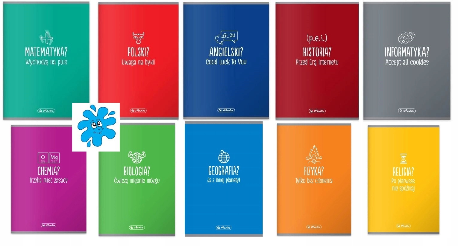 Zestaw różnych zeszytów A5 Herlitz 60 kartek • Opinie - Allegro