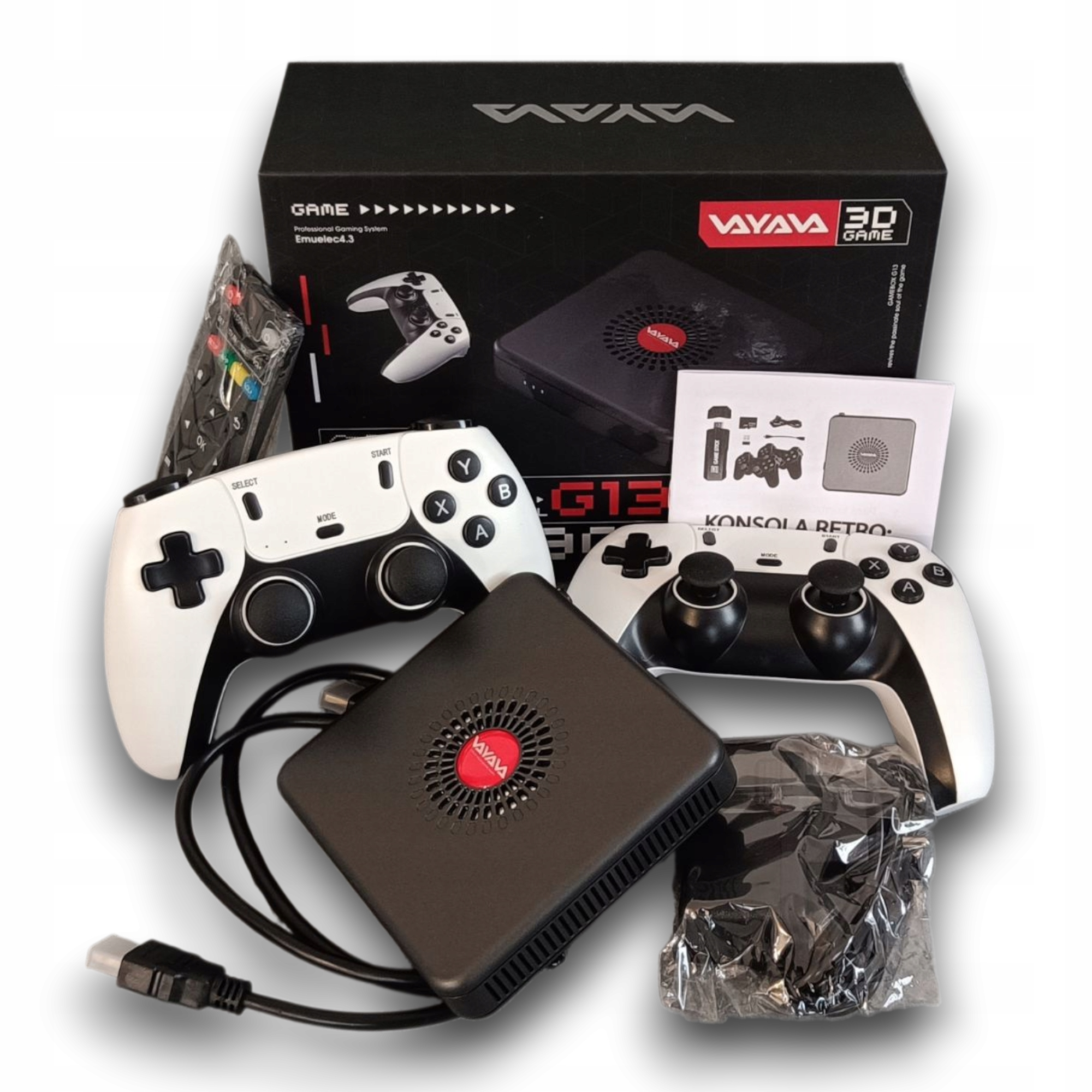 Konsola Retro GameBox 4K HDMI 37500 GIER ver 2025, PSX, SEGA, PEGAZUS ...