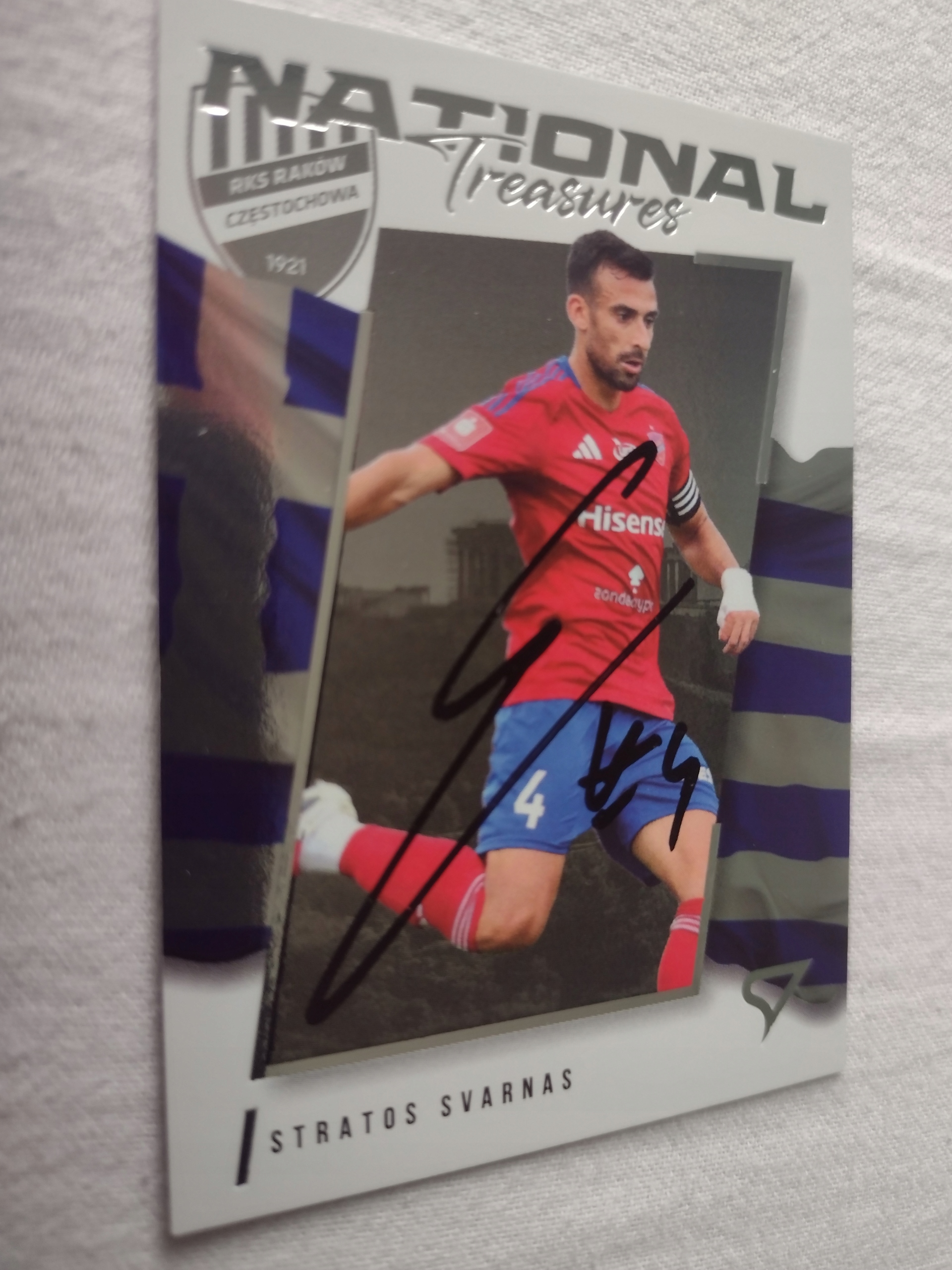 Karta SportZoo autograf Raków Ekstraklasa 2025/26 Svarnas National ...