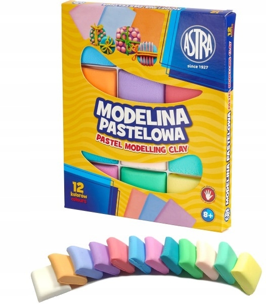 MODELINA PASTELOWA - 12 kolorów ASTRA (5901137125022) • Cena, Opinie ...