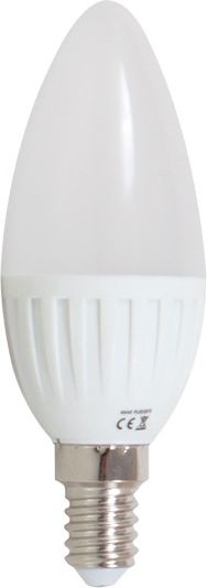 ŻARÓWKA LED SMD C37 E14 5W ŚWIECZKA BIAŁA CIEPŁA (5901583546440) • Cena ...