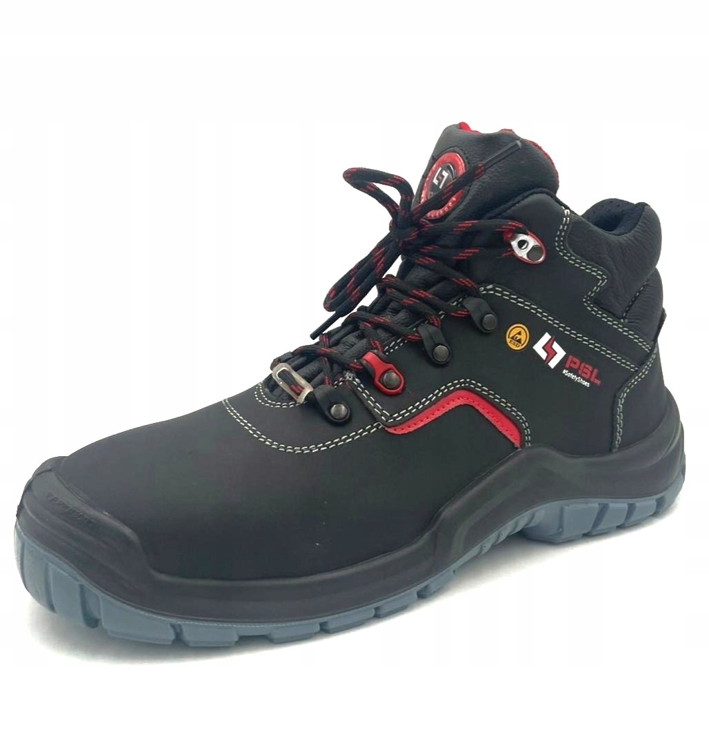 TRZEWIKI ROBOCZE SKÓRZANE OBUWIE WODOODPORNE BUTY TREKKINGOWE BHP S3 R ...
