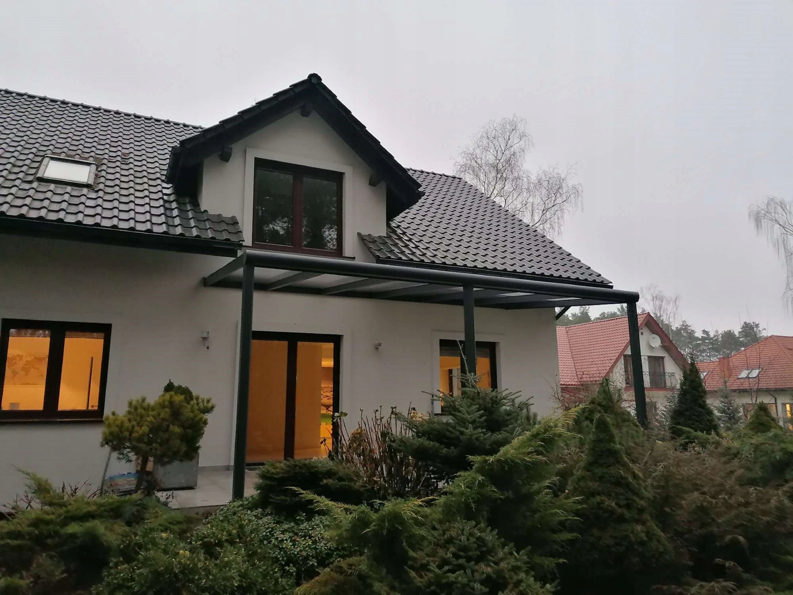 Zadaszenie tarasu Modern PRO 406x350 dach szklany • Cena, Opinie ...