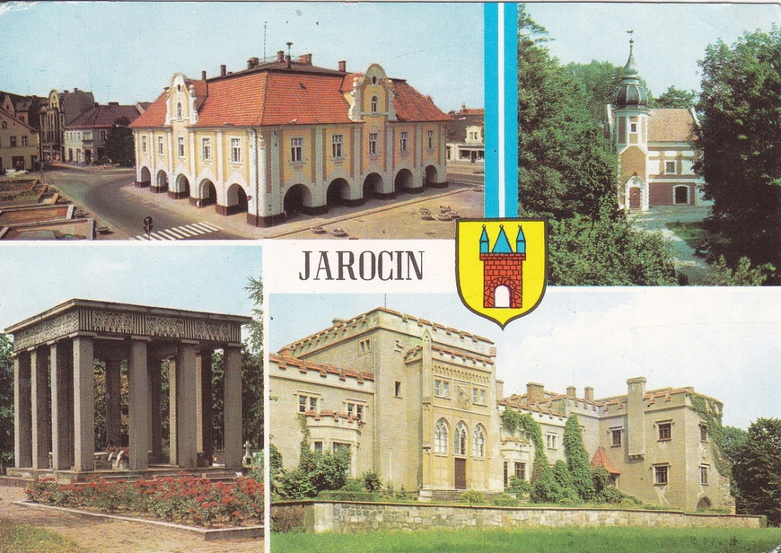 JAROCIN -RATUSZ - SKARBCZYK - POMNIK - PAŁAC- HERB 13775490854 - Allegro.pl