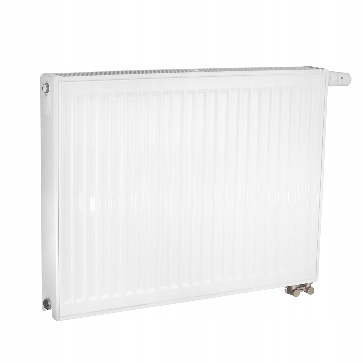 Acéllemez radiátor Perfekt 3285 W fehér 3000 x 500 x 68 mm - alsó ...