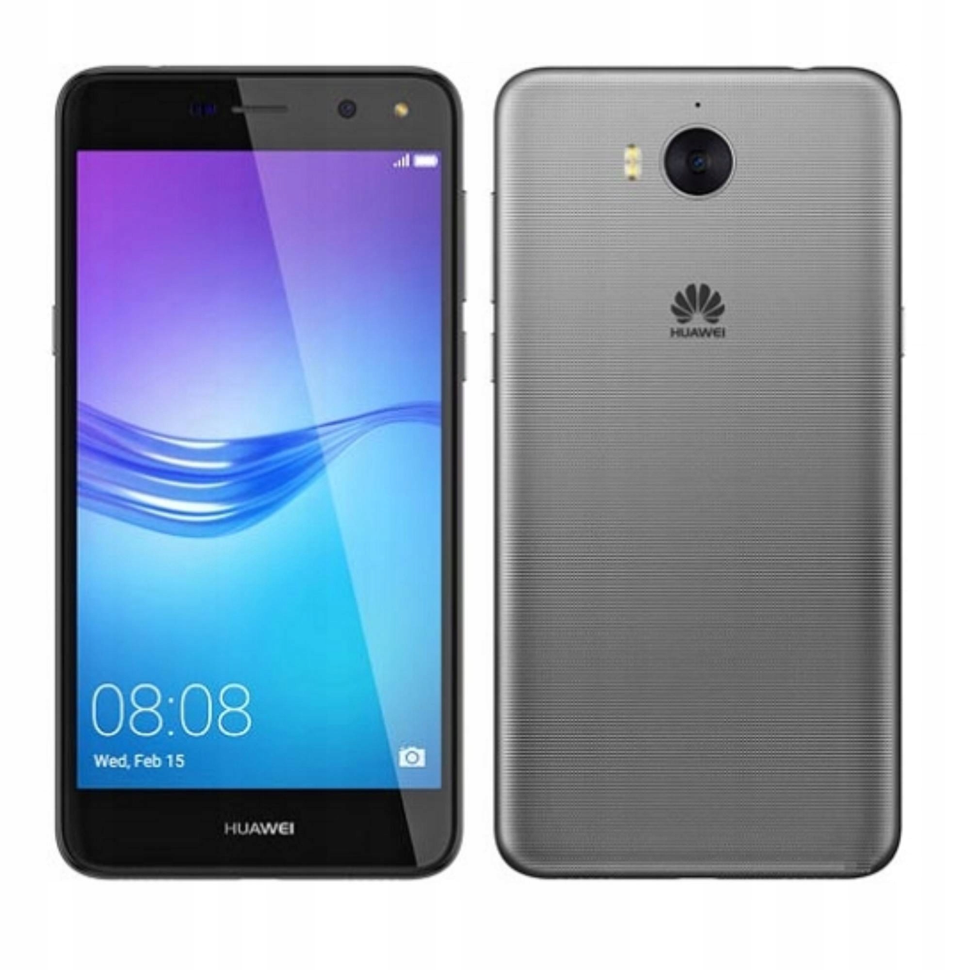 Smartfon Huawei Y6 2017 Dual Sim LTE MYA-L41 Srebrny | Stan: Bardzo ...
