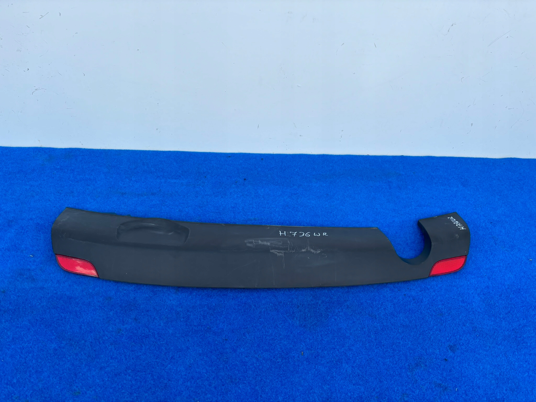 AUDI A1 8X SPOILER ZDERZAKA TYŁ DOKŁADKA + ODBLASKI 8X0807421 H736WR za ...