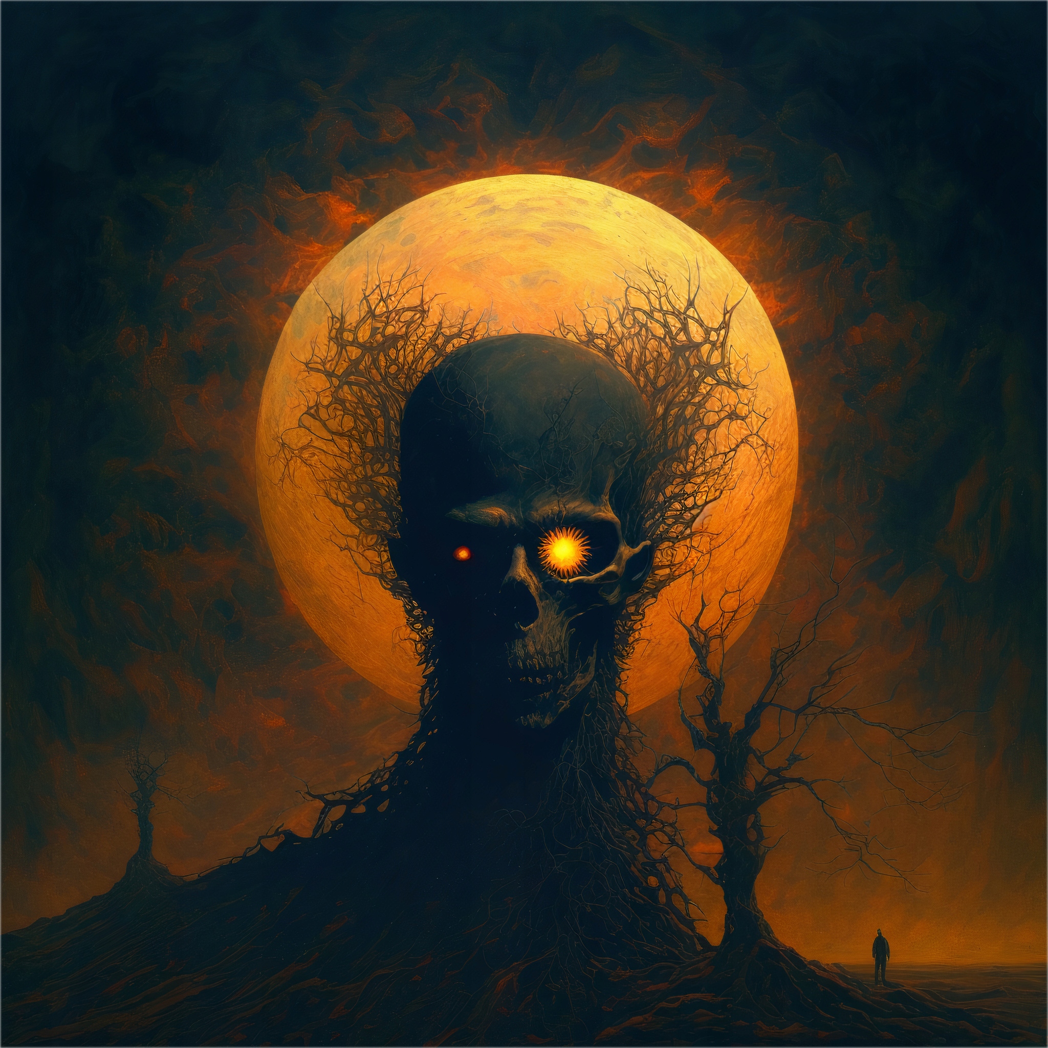 Obraz Zdzisław Beksiński style (Różne wzory) 13164116979 - Allegro.pl