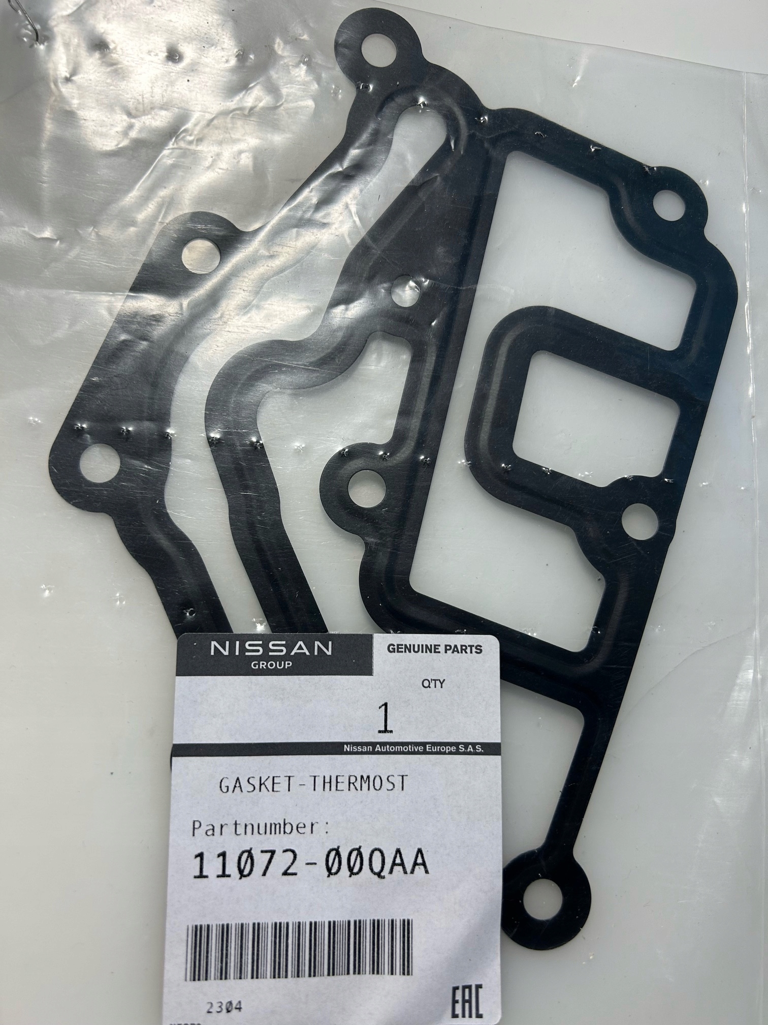 USZCZELKA TERMOSTATU RENAULT 2.0 TURBO NISSAN 11072-00QAA za 45.00PLN z ...