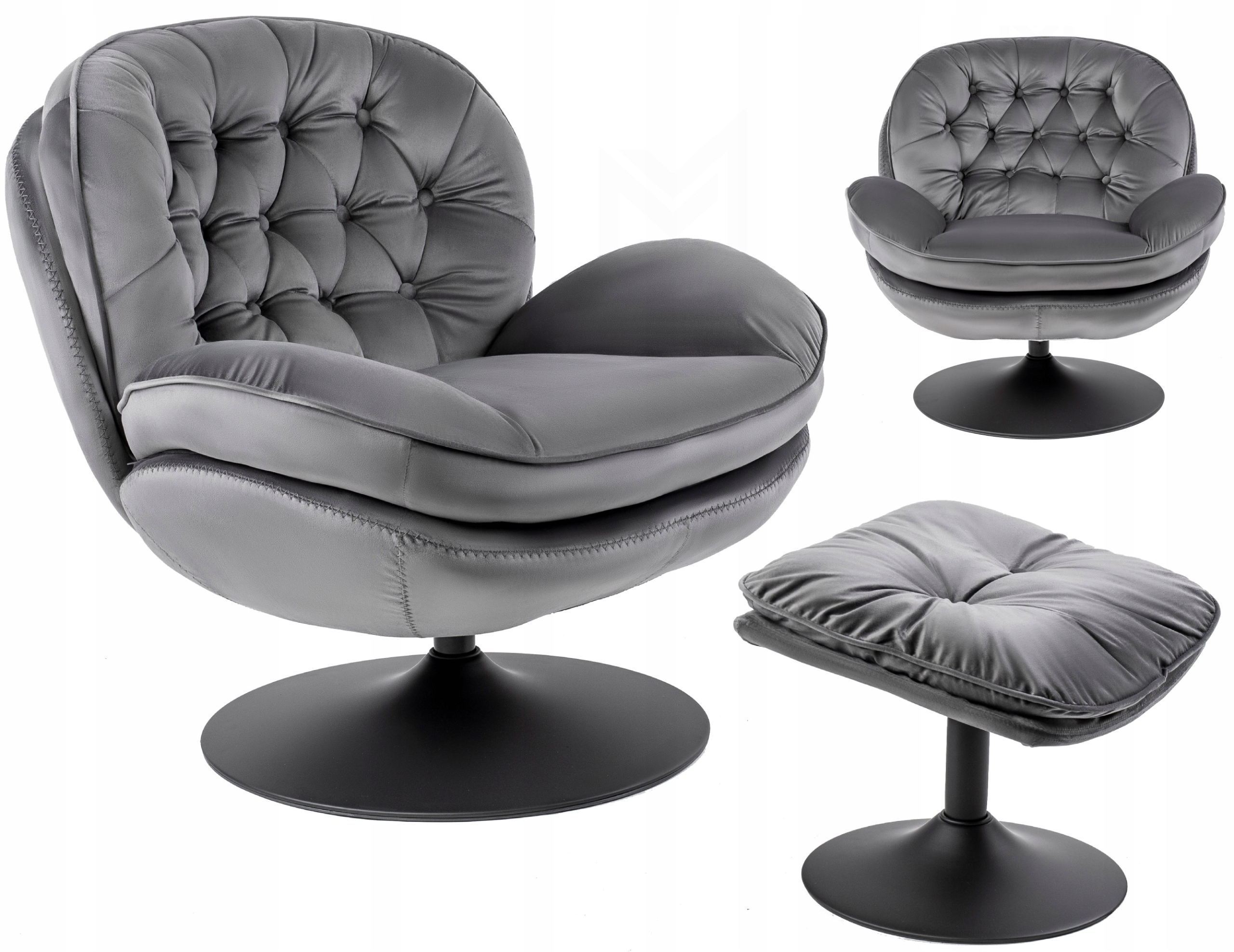 Fotel Wypoczynkowy Obrotowy z - Niska cena na Allegro.pl