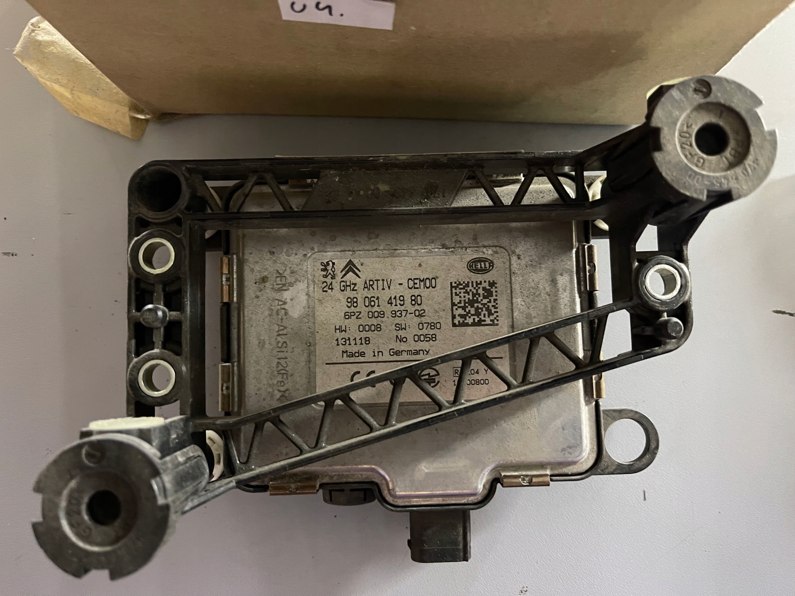 PEUGEOT 3008 5008 MODUŁ STEROWNIK RADAR 9806141980 za 300.00PLN z ...