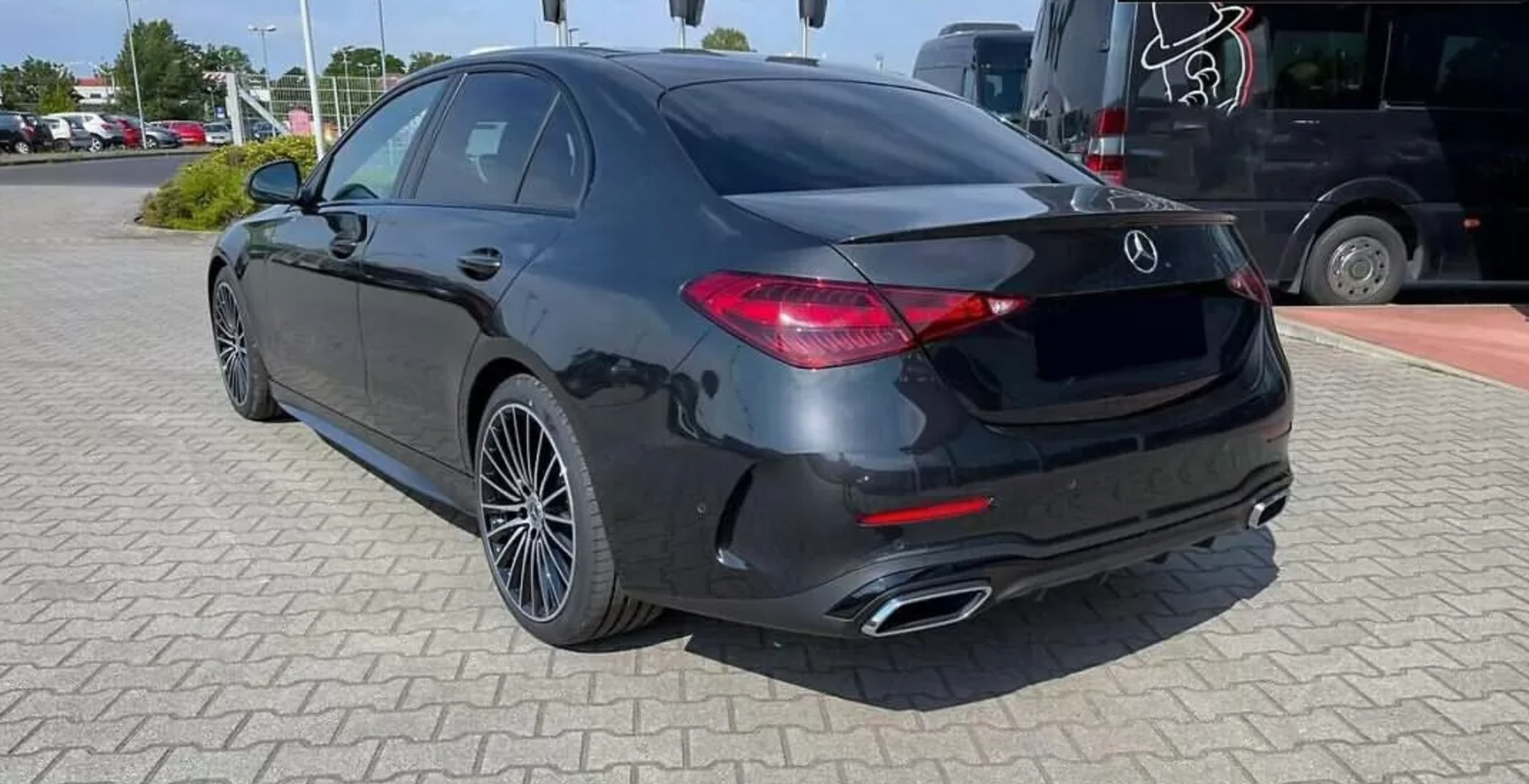 MERCEDES W206 SPOILER C43 LOTKA NA KLAPE JAKOŚĆ!! LOTKA-W206-AMG za 460 ...