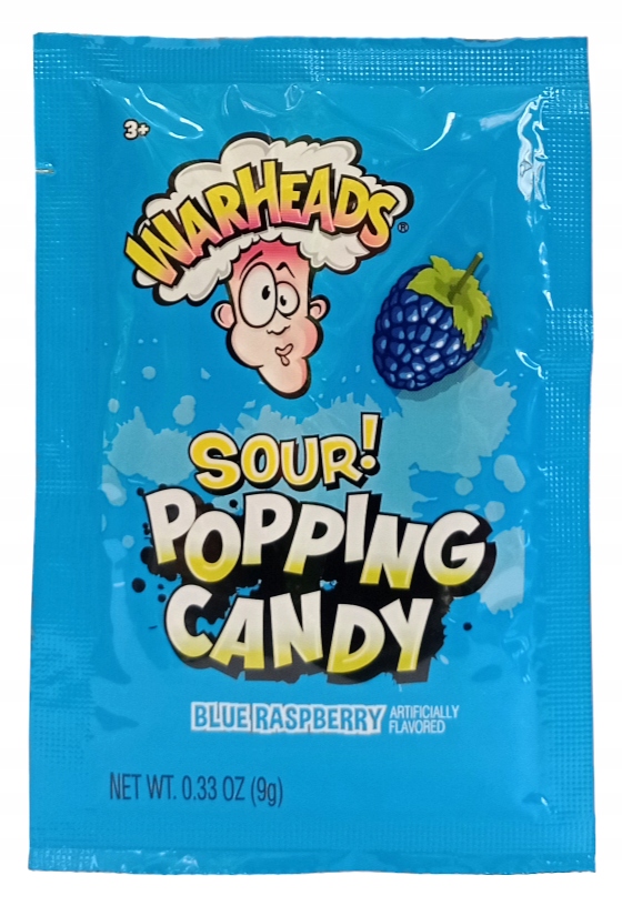 Blue Raspberry Sour Popping Candy 9g Warheads 14443565787 - Allegro.pl Blue Raspberry Sour Popping Candy 9g Warheads 14443565787 - Allegro.pl