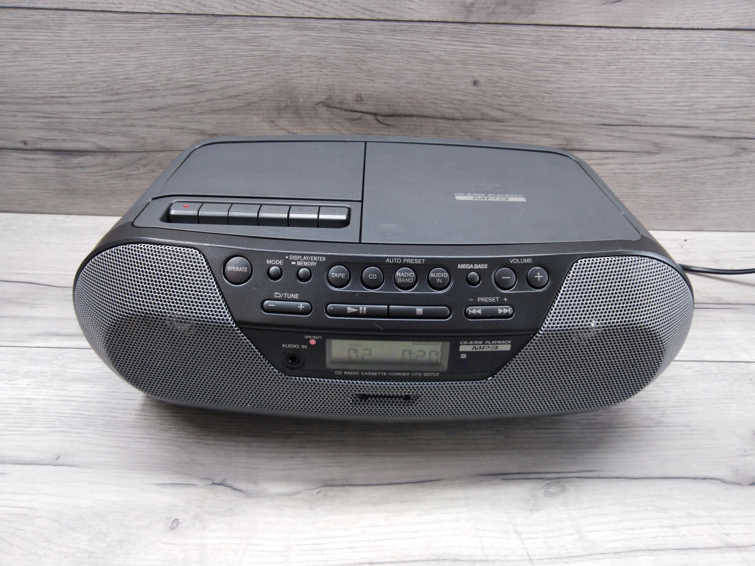 RADIO SONY BOOMBOX CD FM/AM KASETA ŁADNY MODEL - Sklep, Opinie, Cena w Allegro