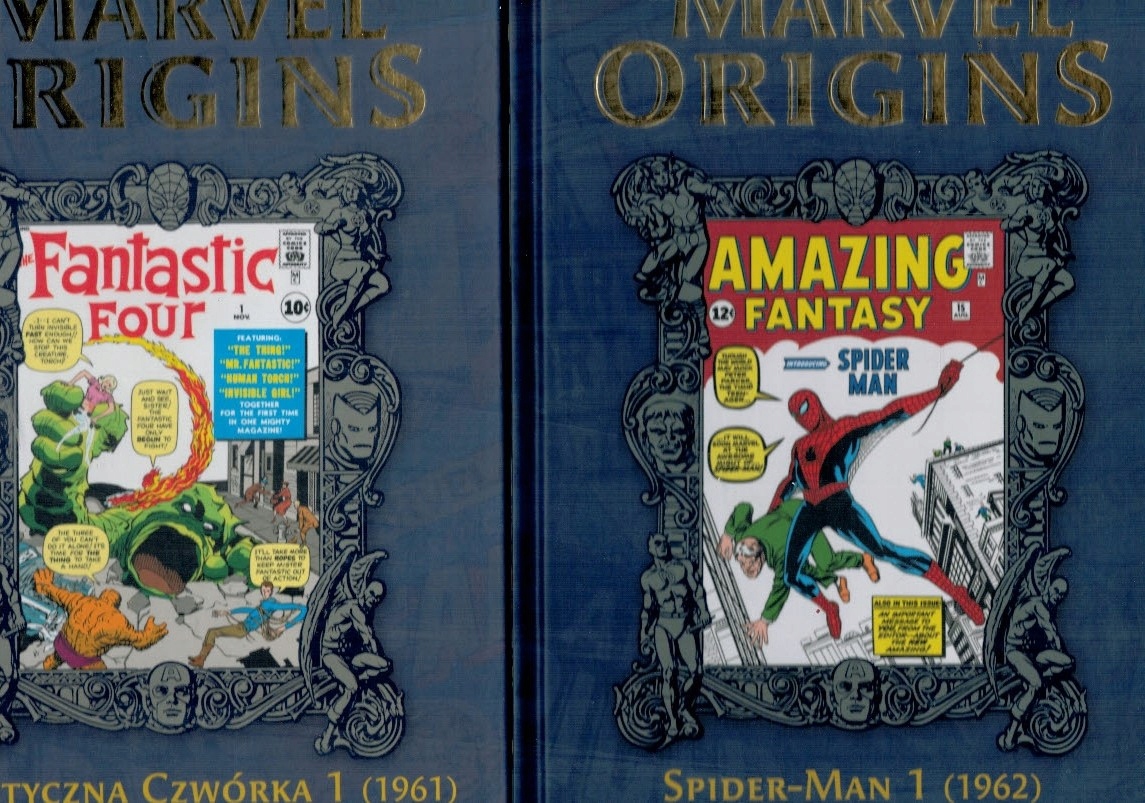 Marvel Origins Spider-Man Hulk Thor Fantastyczna c Literatura piękna ...