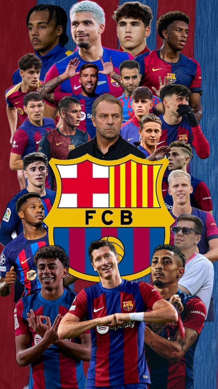 Plakat LAMINE YAMAL FC BARCELONA 2024 RAPHINHA LEWANDOWSKI 100x70 cm ...