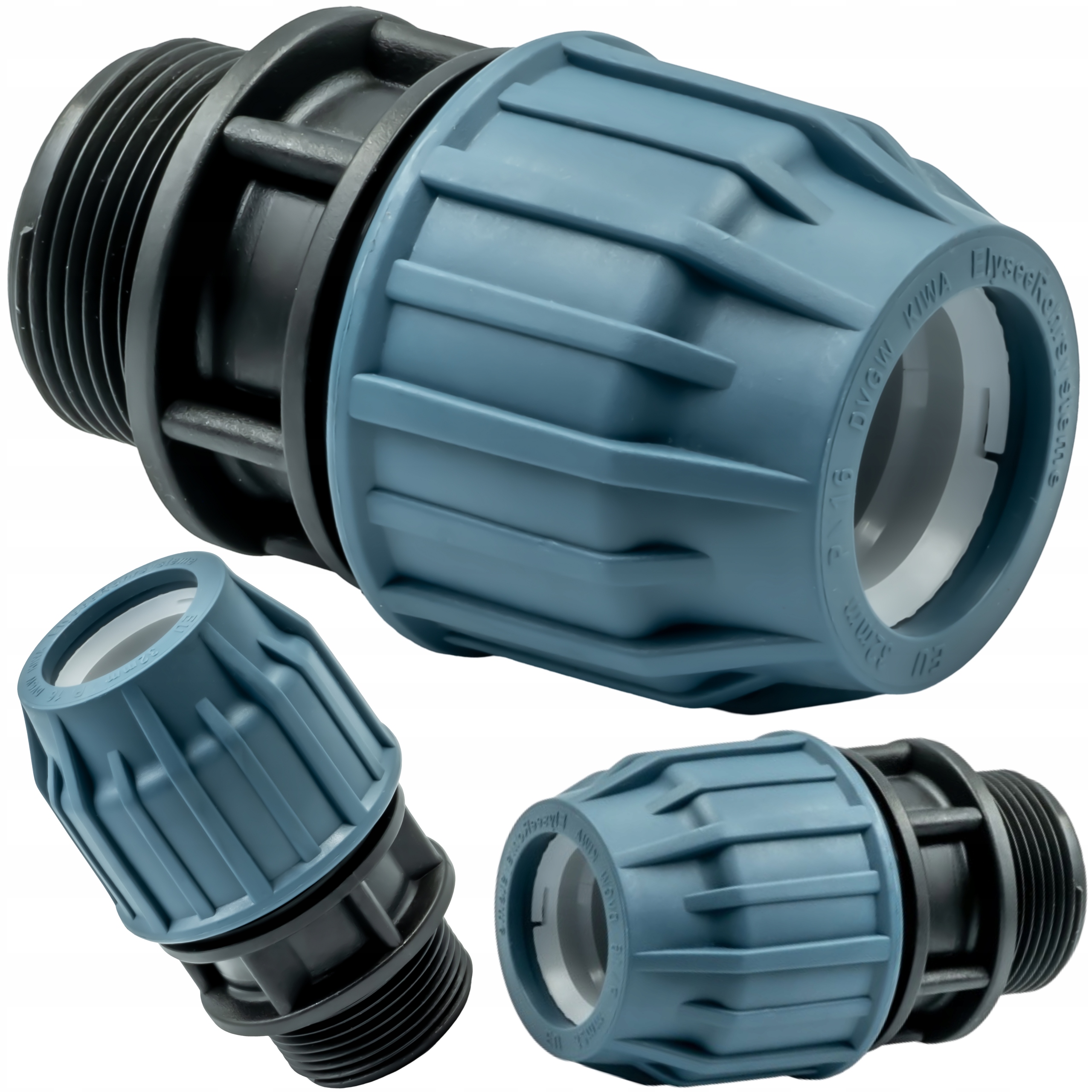 ZŁĄCZKA 40x6/4" GZ SKRĘCANA NYPLOWA NYPEL DO RUR PE PP DO WODY 16 BAR ...