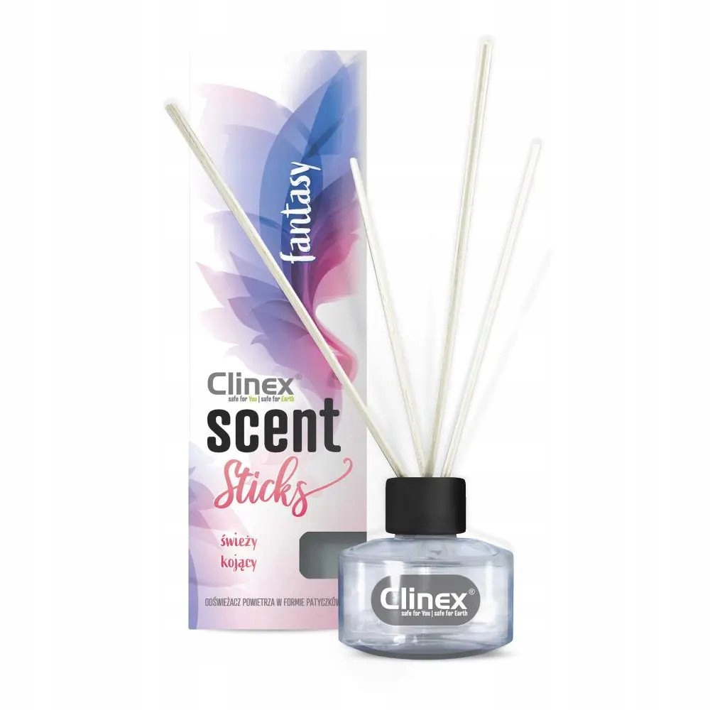 CLINEX SCENT STICKS FANTASY 45ML. PATYCZKI ZAPACHOWE NEUTRALIZUJĄCE ...