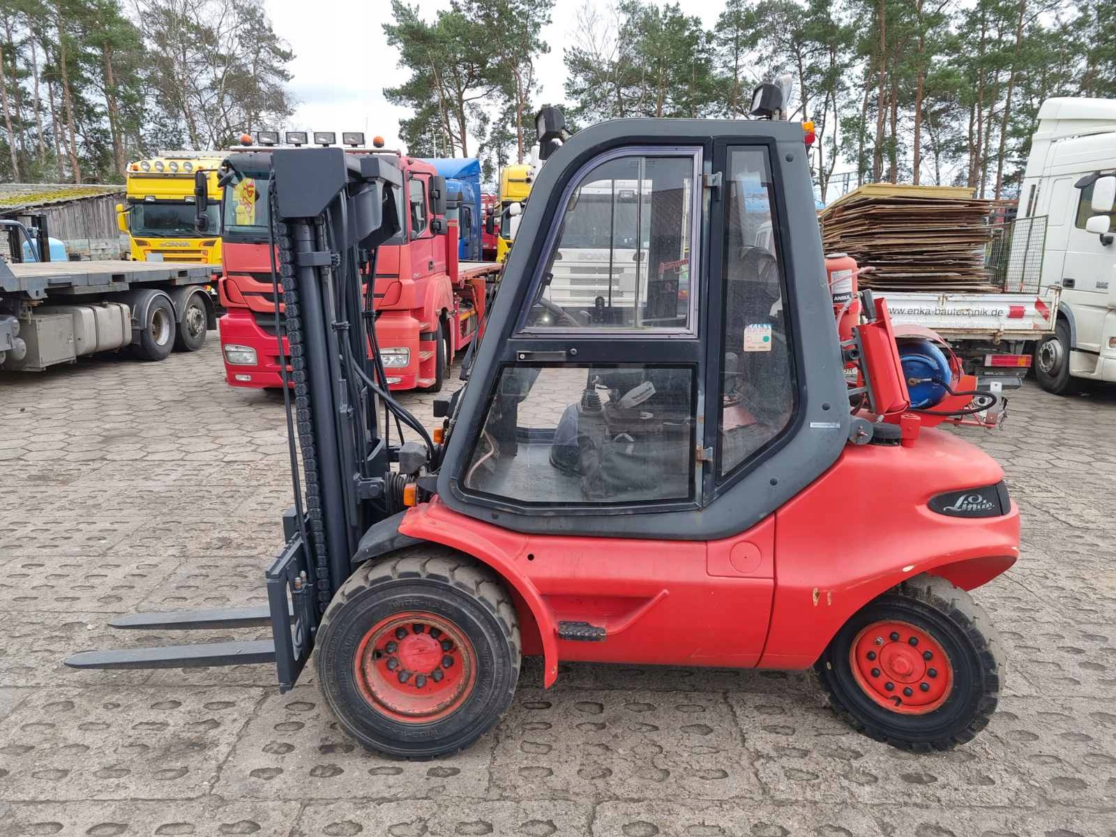 WÓZEK WIDŁOWY - SZTAPLARKA * LINDE H45 * TRIPLEX * import Szwecja (H45 ...