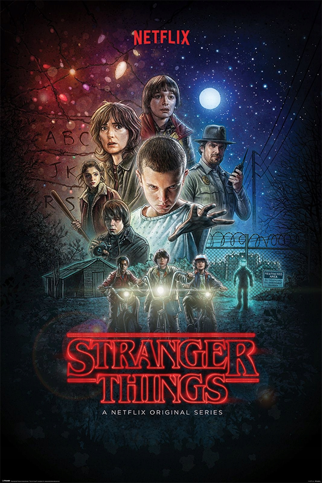 Oryginalny plakat Stranger Things 61x91,5 cm 12593719012 - Allegro.pl