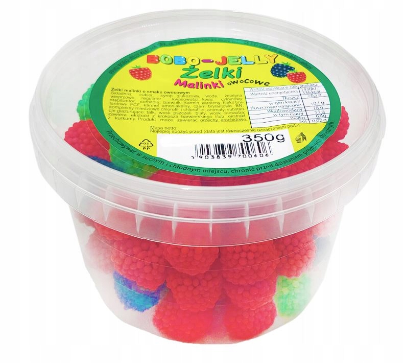 ŻELKI MALINKI JEŻYNKI CYMES 350g • Cena, Opinie - Allegro