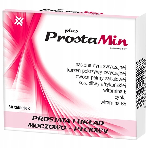 PROSTAMIN PLUS PROSTATA UKŁAD MOCZOWO-PŁCIOWY 30 tabletek ...