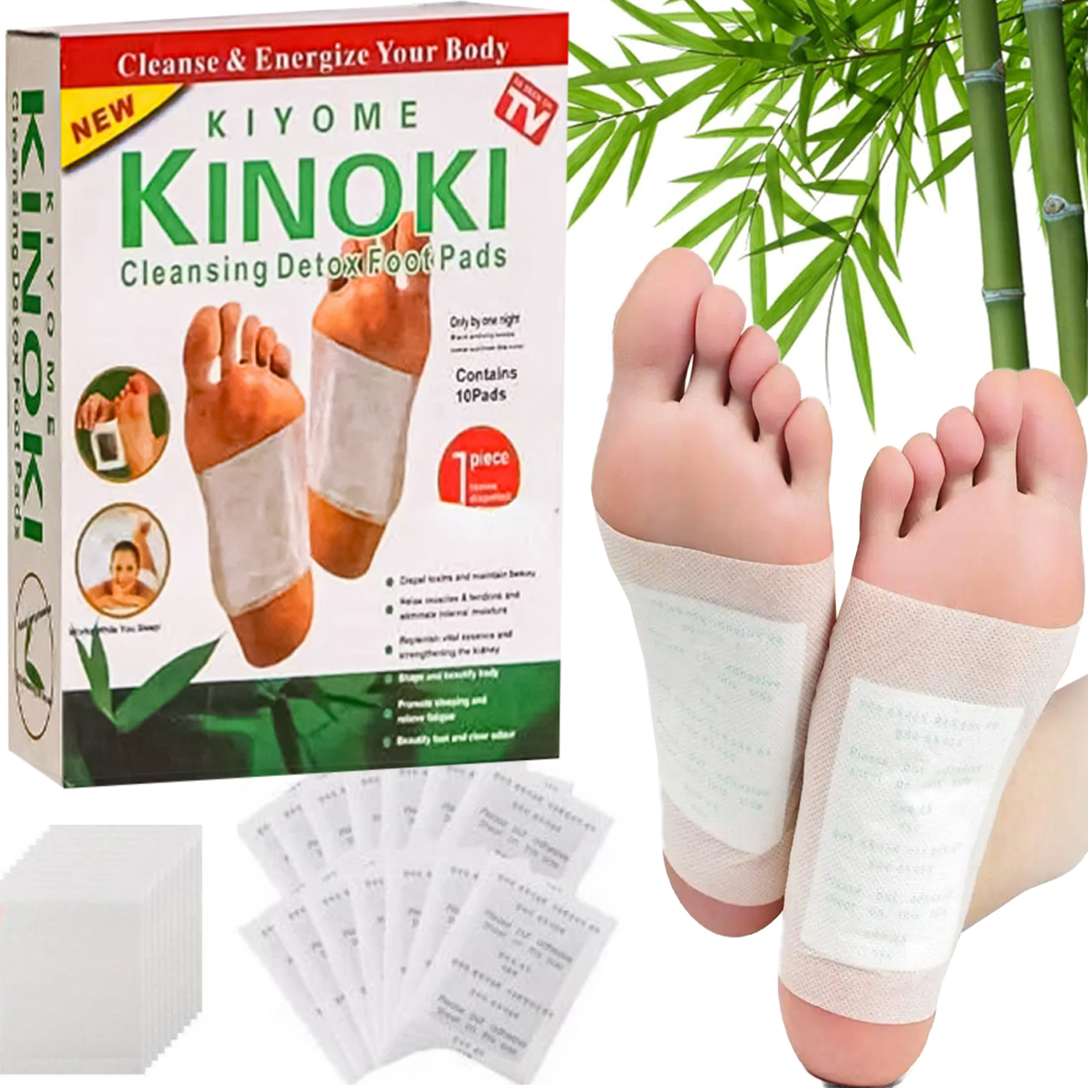 Plastry oczyszczające Verk Group Kiyome Kinoki 10 szt. (0071990360344 ...