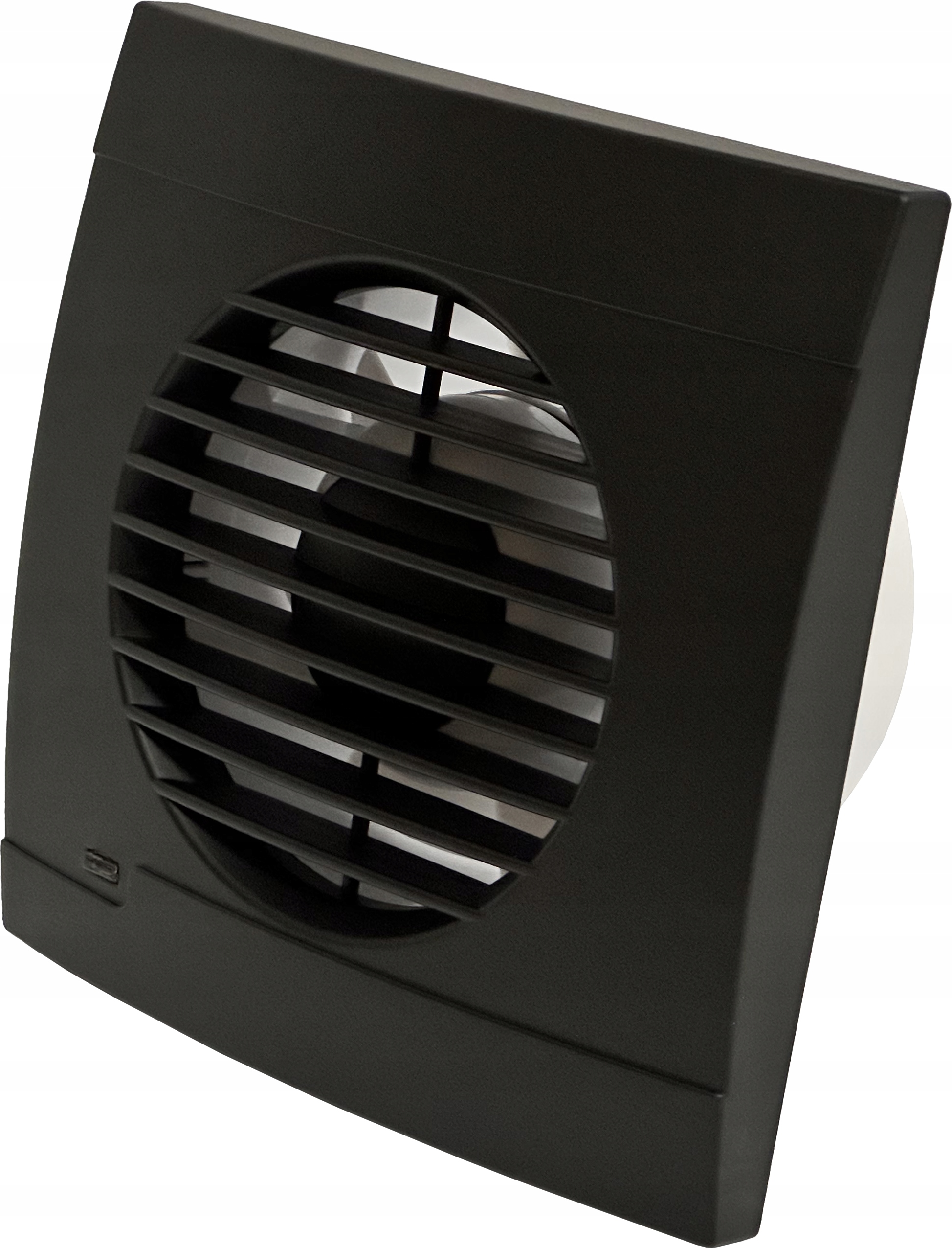 WENTYLATOR ŚCIENNO SUFITOWY TIMER ŁOŻYSKA KULKOWE ELPLAST AERO RK100T Onyx (5907813634925 ...