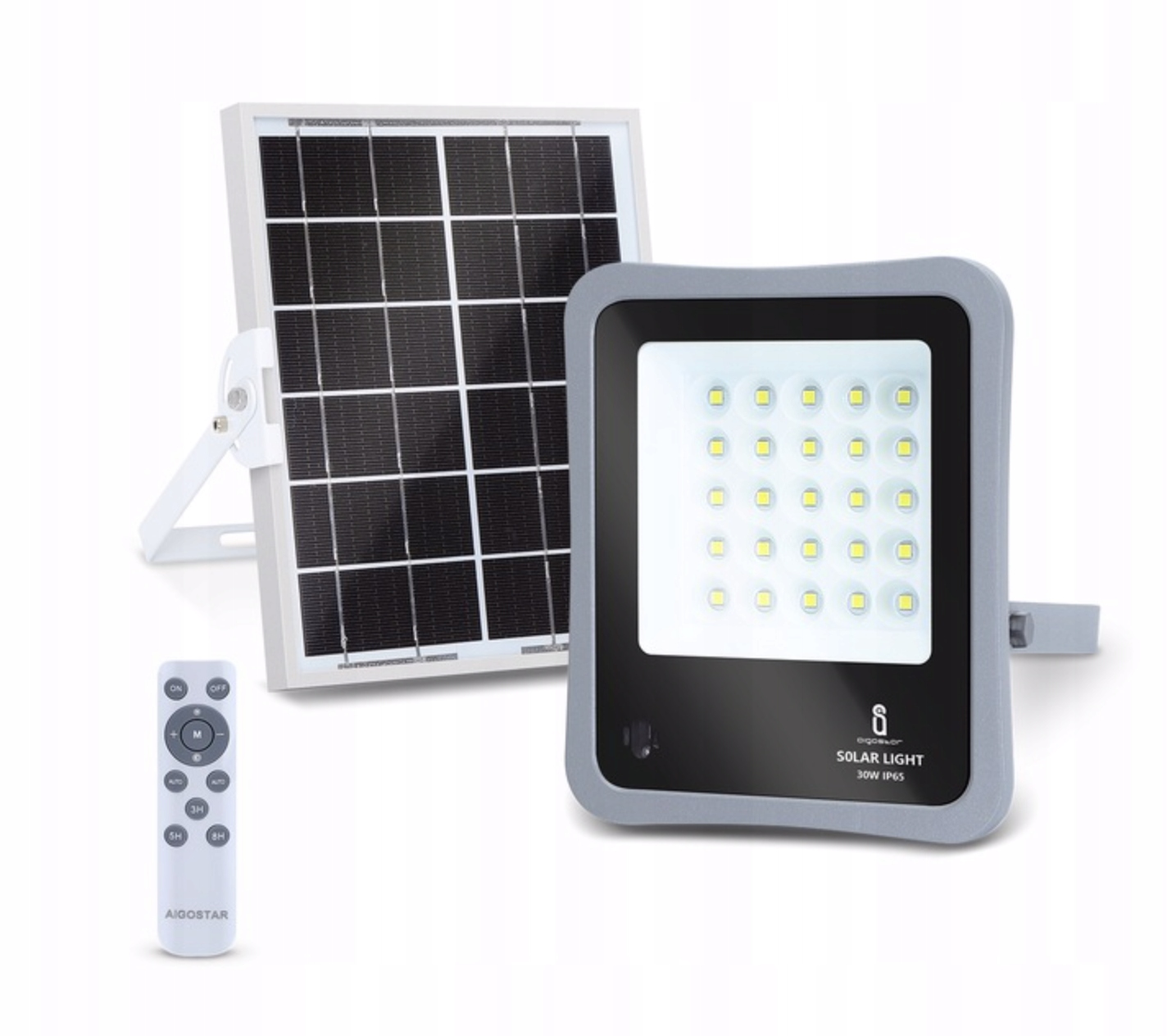 Halogen LED 50W 500 lm + panel solarny pilot (8433325211998) • Cena ...