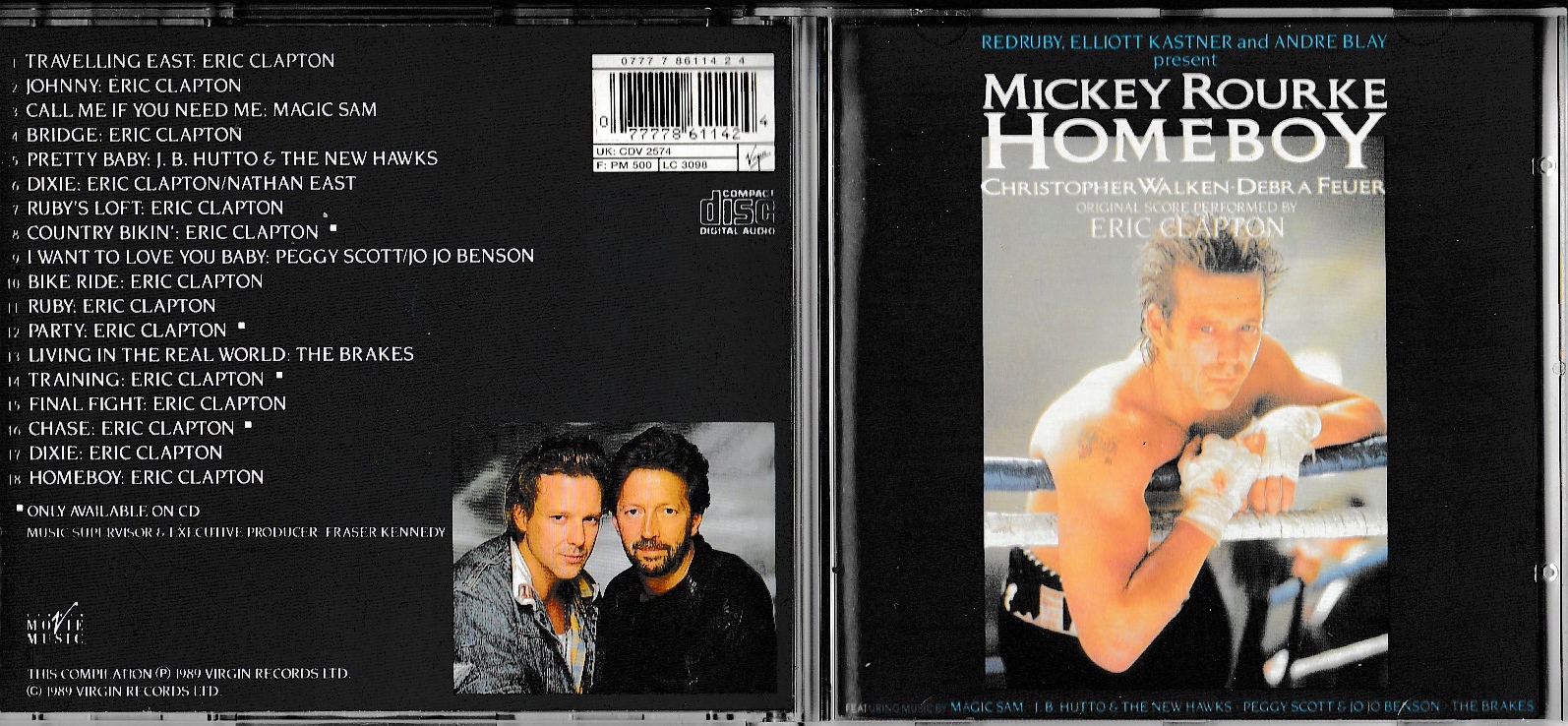 Płyta CD Eric Clapton - Homeboy - The Original Soundtrack 1989 I Wydanie __ 16902713335 - Sklepy ...