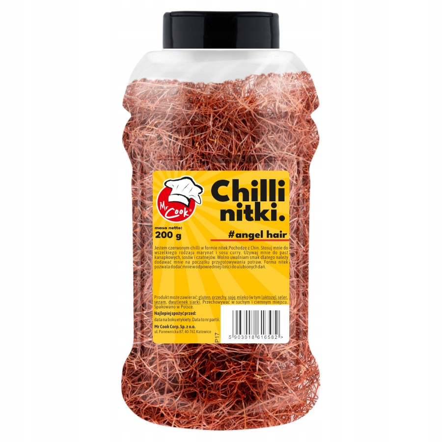 Chilli Nitki 200g Angel hair Chili #Gourmet (5903018616582) • Cena ...