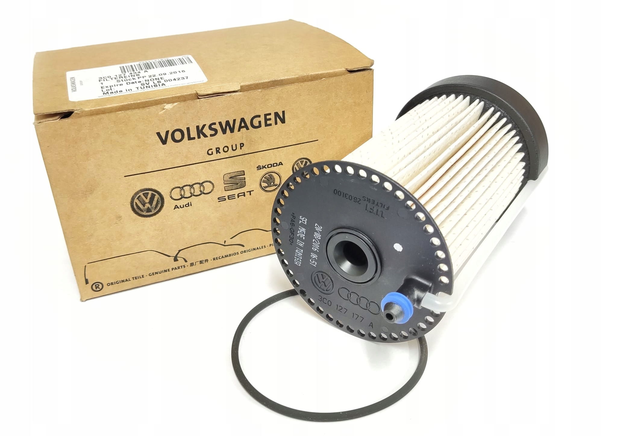 Filtr paliwa Volkswagen 3C0127177A VW OE ORYGINAŁ 3C0127434A za 129 zł ...