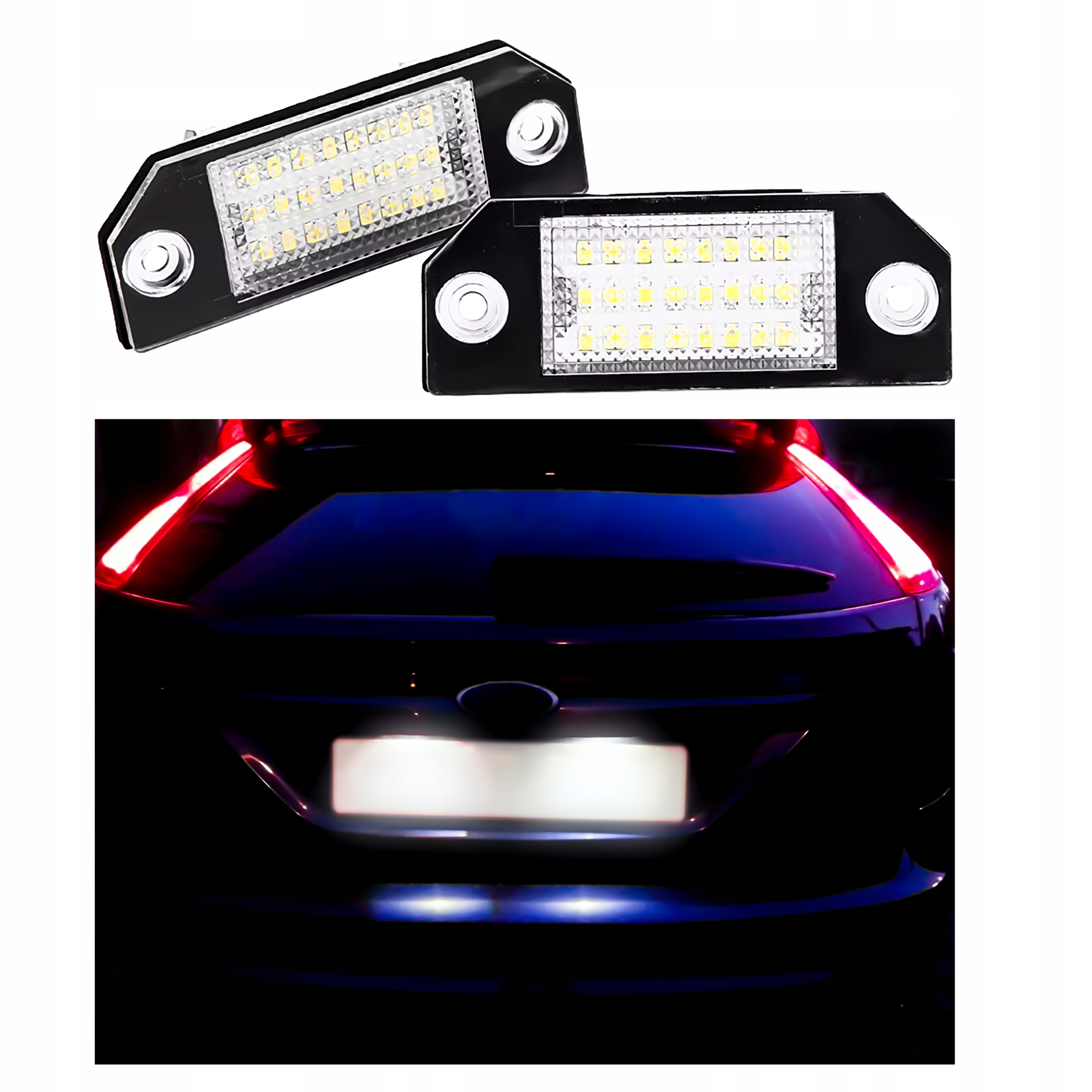 LED Lampki Oświetlenie Tablicy Ford Focus II Mk2 Przedlift Focus C MAX ...