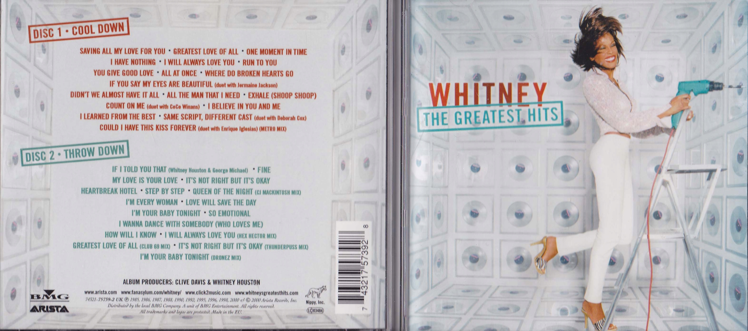 Whitney HOUSTON - The Greatest Hits 2CD 15467458502 - Sklepy, Opinie ...