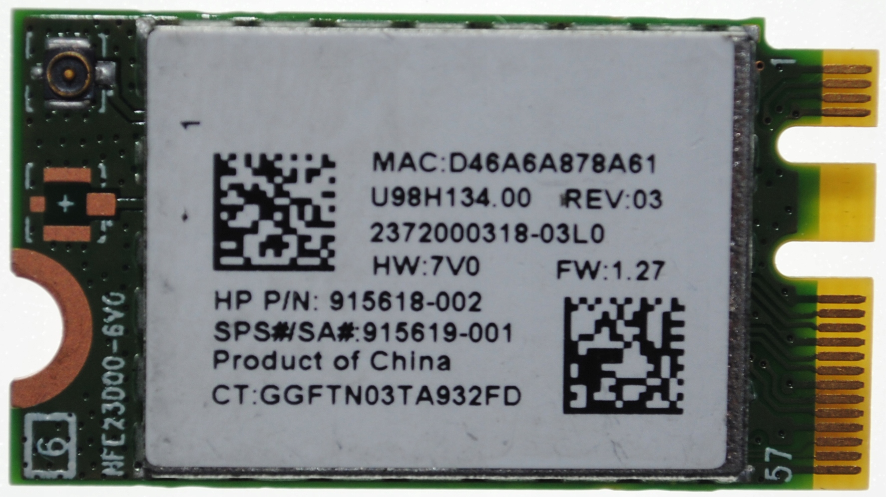 Karta Wi-Fi Realtek RTL8723DE Bluetooth - Sklep, Opinie, Cena w Allegro.pl