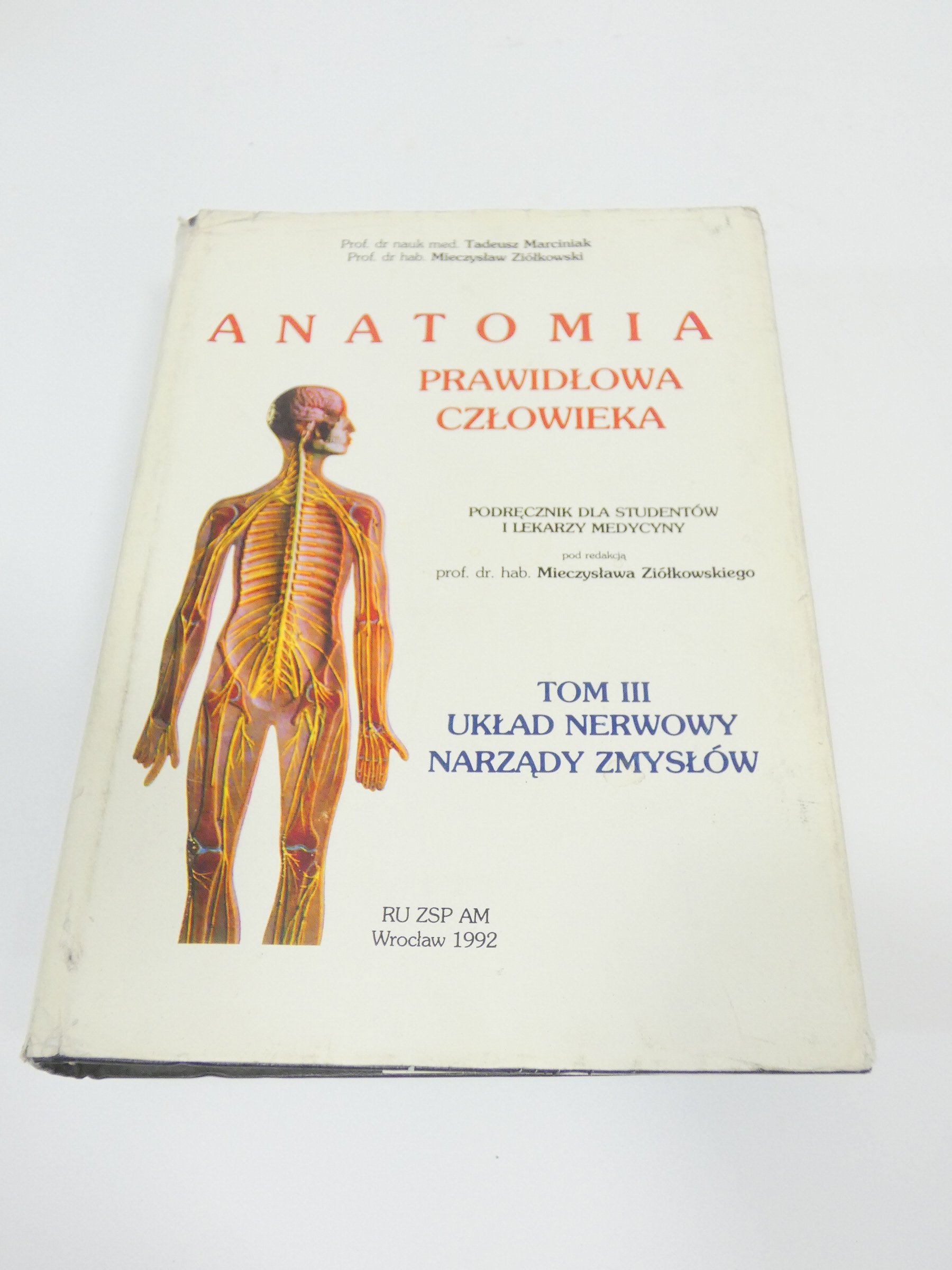 Anatomia prawidłowa człowieka tom 3 T.Marciniak • Cena, Opinie - Allegro