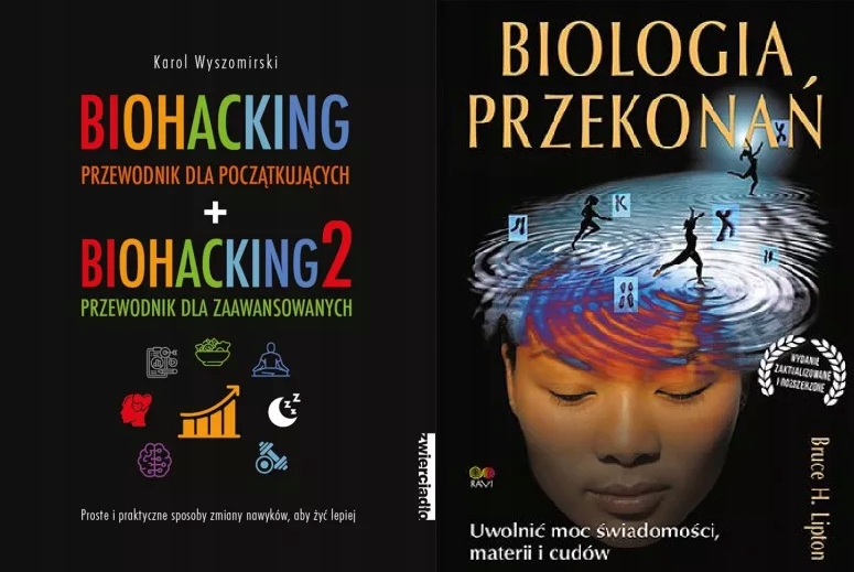 Biohacking 1 + 2 Wyszomirski + Biologia przekonań (13540146125 ...