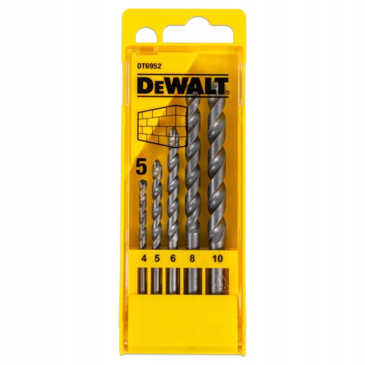 Wiertła do betonu komplet 5 ele. DeWALT DT6952-QZ (5907776982804 ... Wiertła do betonu komplet 5 ele. DeWALT DT6952-QZ (5907776982804 ...