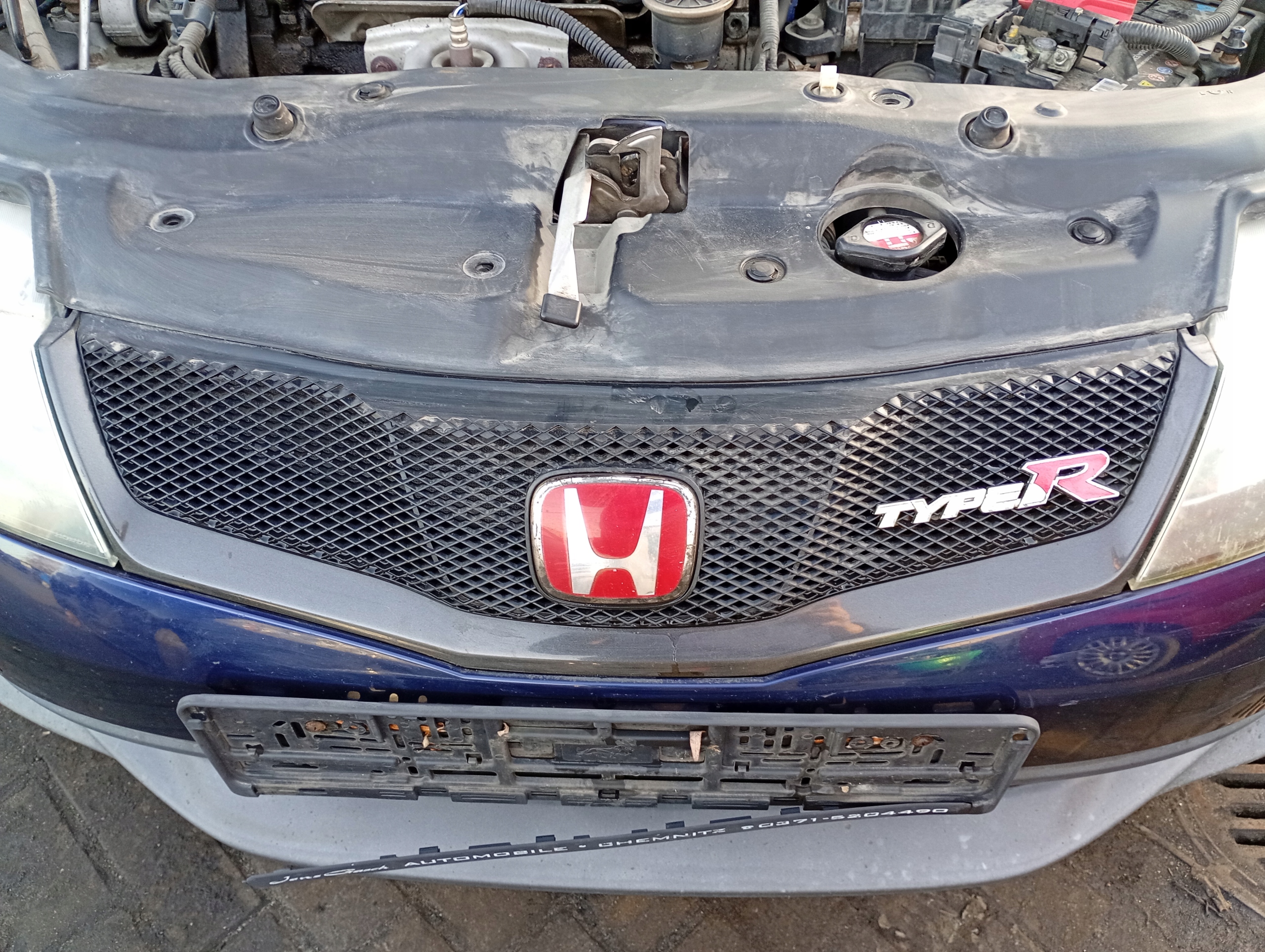 Honda Civic 8 VIII UFO TYPE S 05-11 GRILL ATRAPA CHŁODNICY TYPE R ...