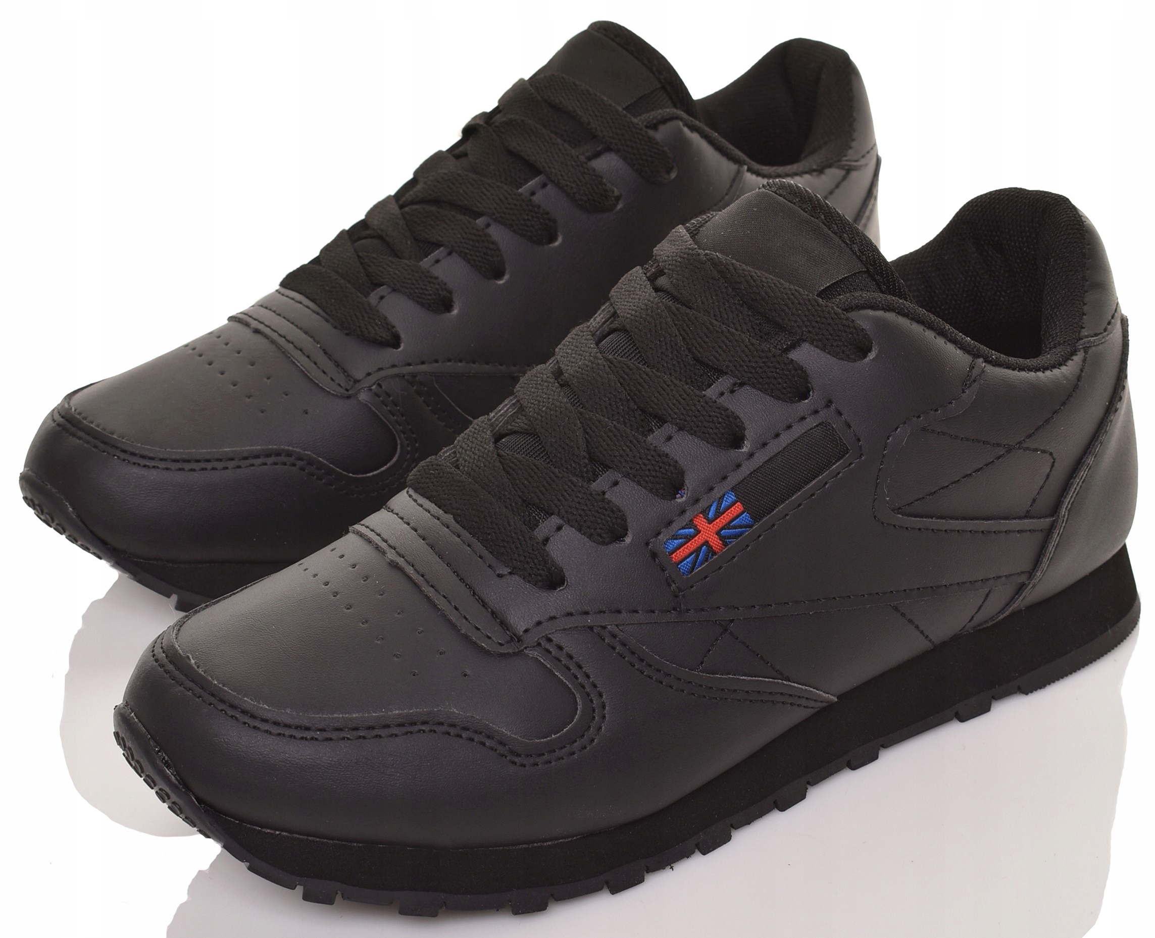 BUTY SPORTOWE DAMSKIE ADIDASY CZARNE SKÓRZANE 13340221594 - Allegro.pl