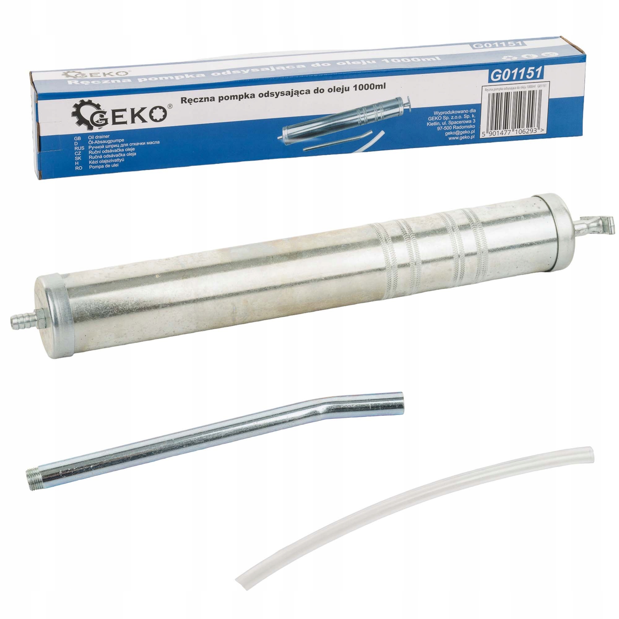 Geko Pompa strzykawka do oleju 1000ml G01151 05901477106293 za 31.99PLN ...