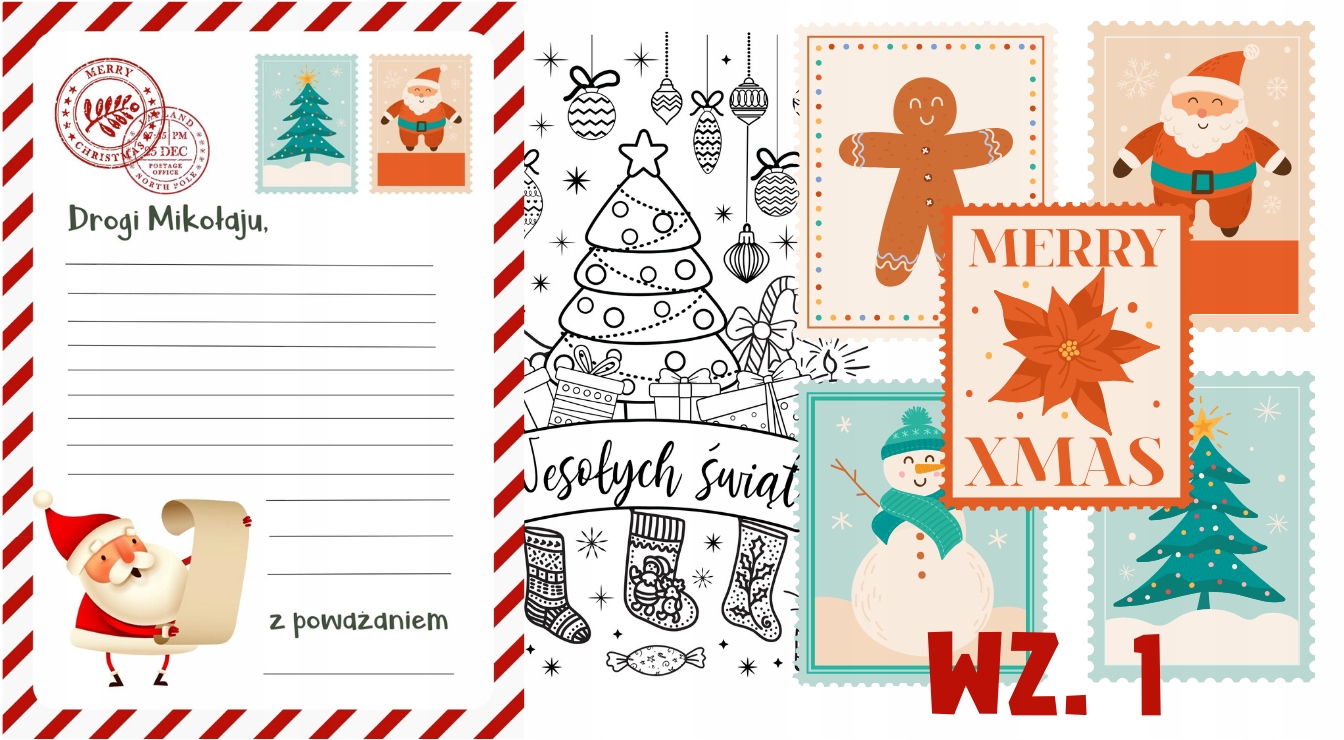 Świąteczna Papeteria A4 - Niska cena na Allegro