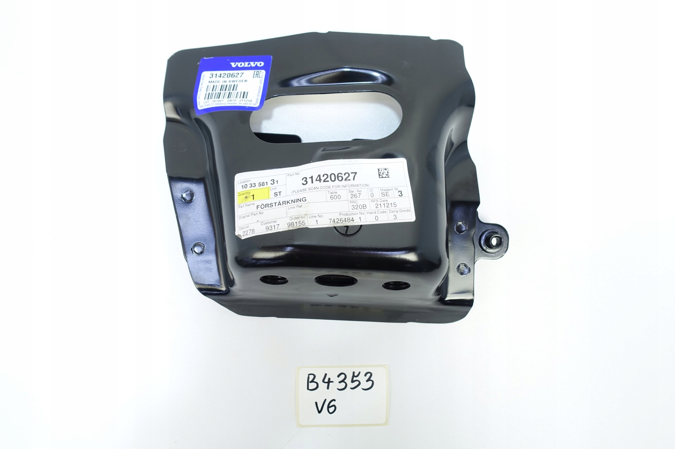 UCHWYT MOCOWANIE PODŁUŻNICY VOLVO XC90 S90 XC60 31420627 za 369,99 zł z ...