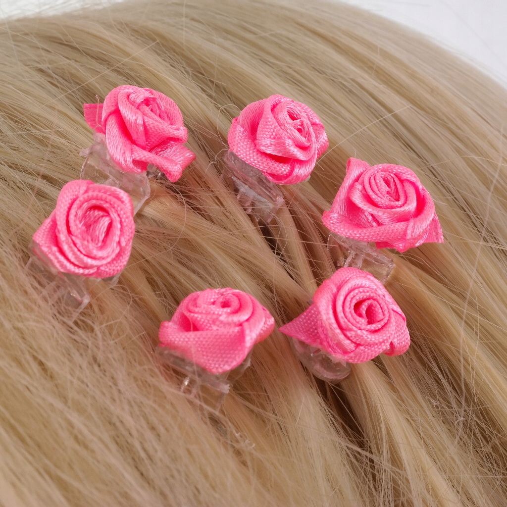 Spinka do włosów Różyczka mini zapinka do koka 13319910324 - Allegro.pl