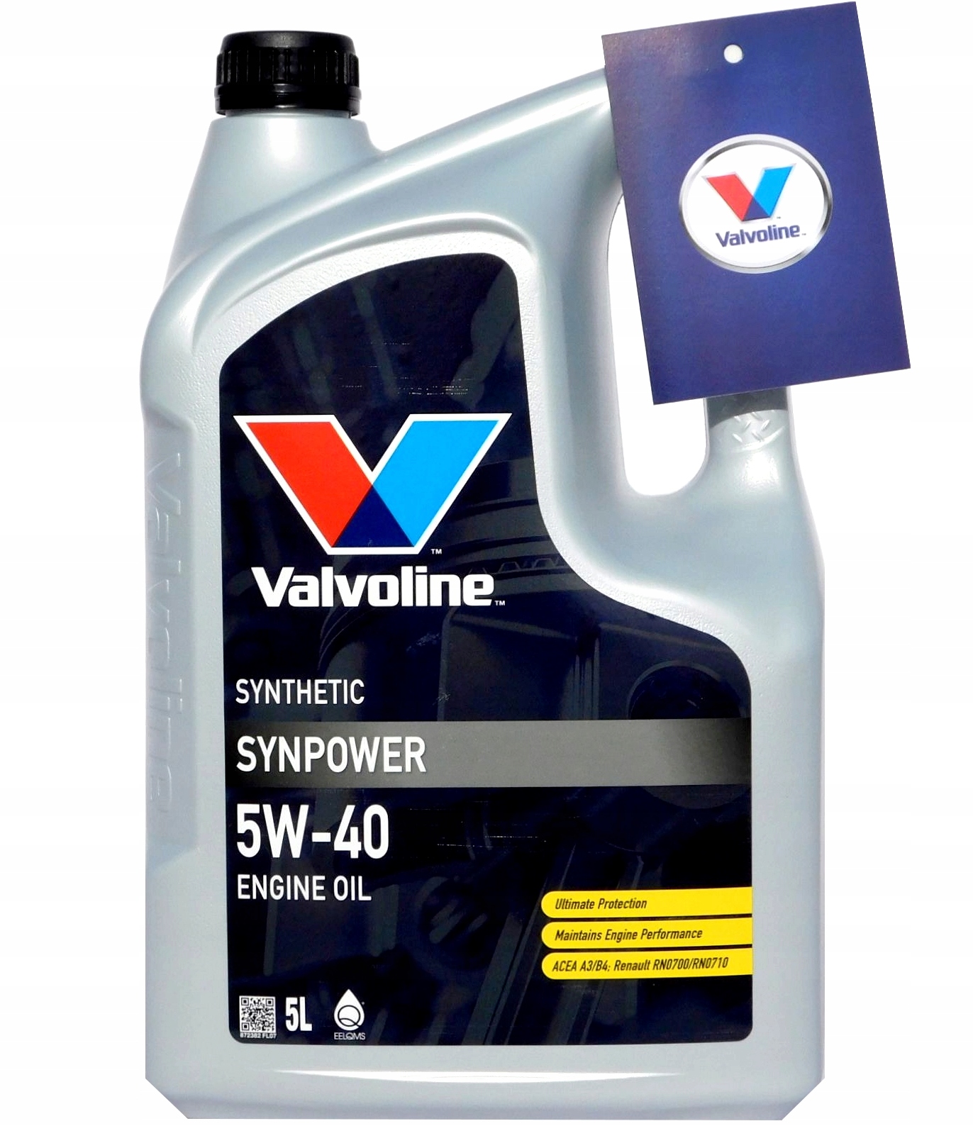 OLEJ SILNIKOWY VALVOLINE SYNPOWER 5W40 API SN SYNTHETIC 5L 8710941021942 za 144.99PLN z Kalisz ...