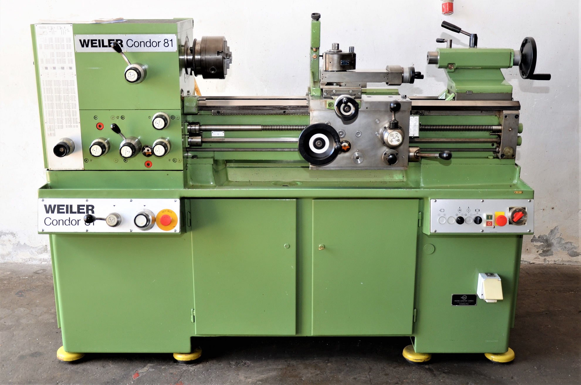 Tokarka Uniwersalna Weiler Condor 81 ORYGINAŁ ! • Cena, Opinie • Tokarki 17575249650 • Allegro