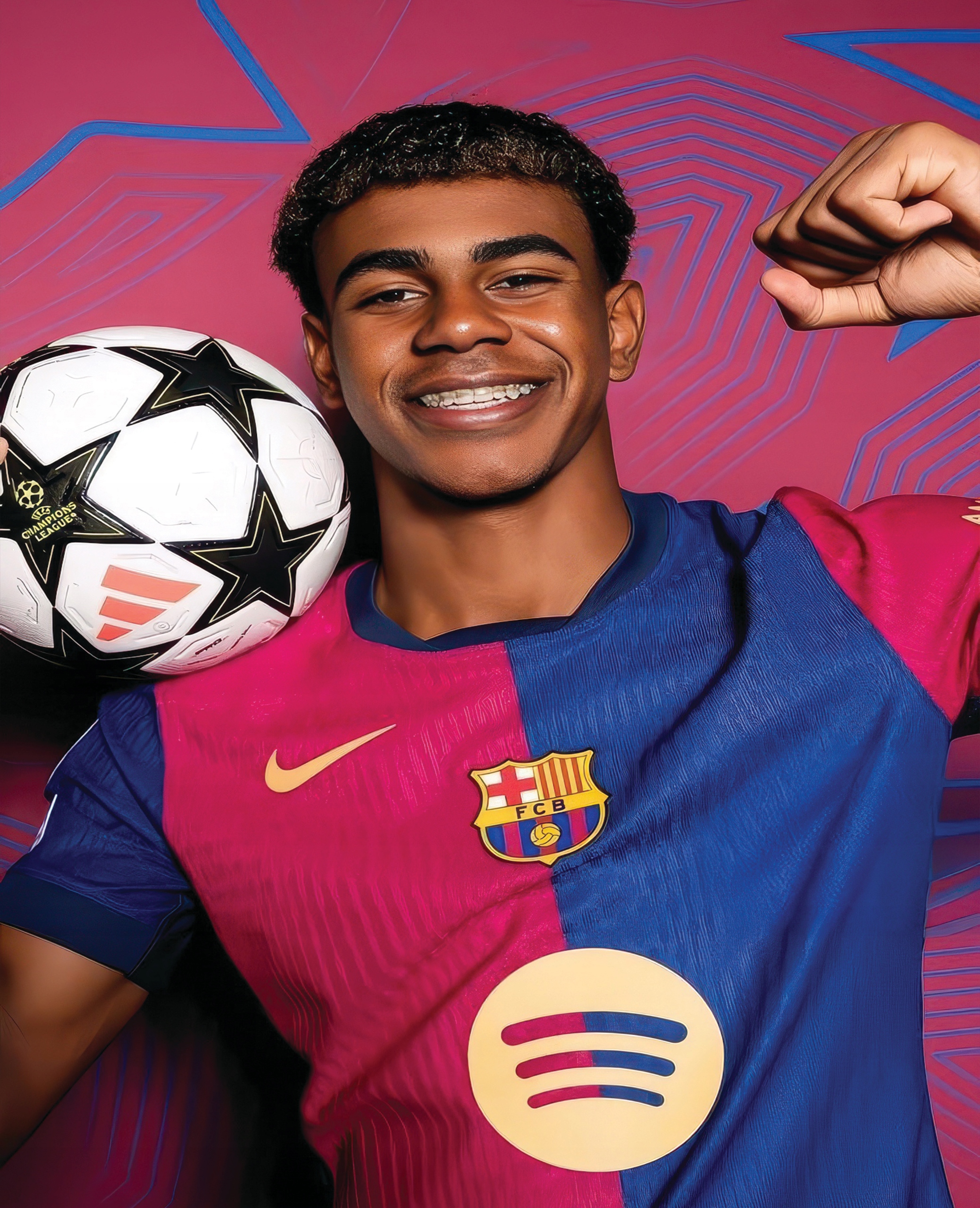 PUZZLE Personalizowane LAMINE YAMAL PIŁKARZ JAMAL BARCA Prezent 252 EL ...