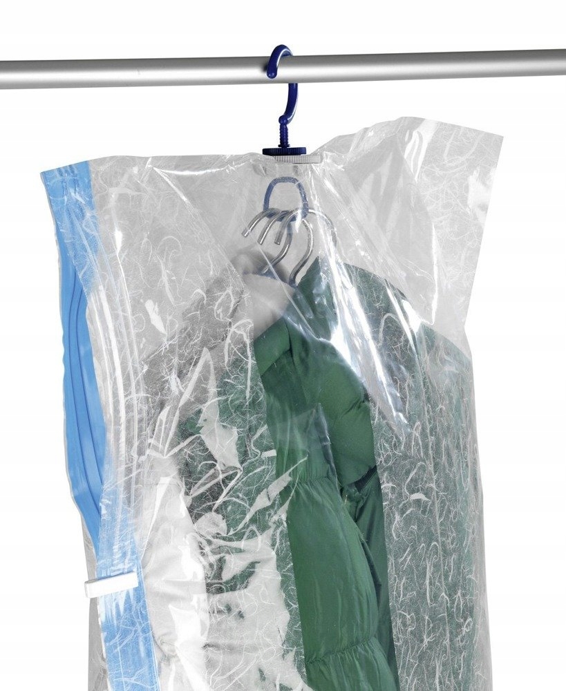 Praktické vakuové sáčky na oblečení do šatníku s ramínkem sada L+XL za 715 Kč - Allegro