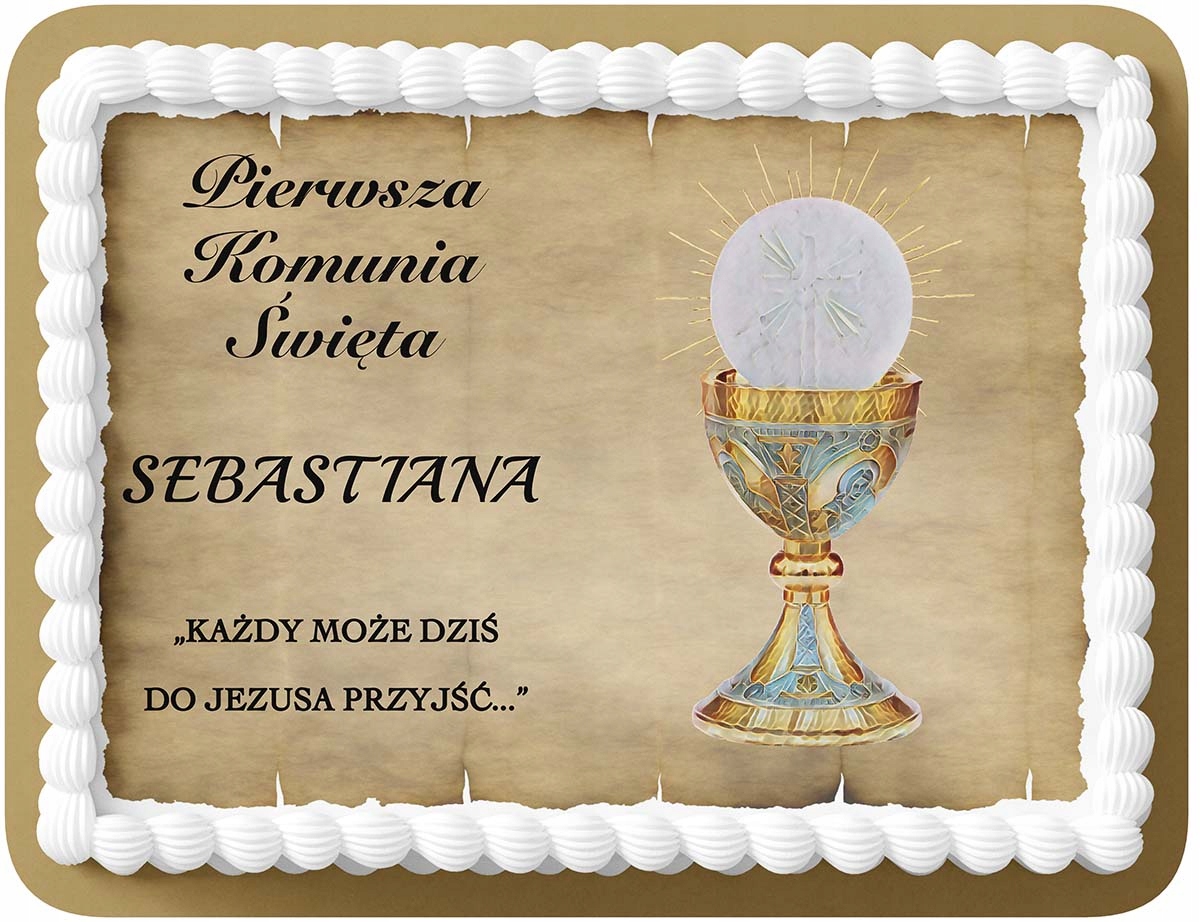 PAPIER PROFESJONALNY SKROBIOWY A3 KOMUNIJNY PIERWSZA KOMUNIA ŚWIĘTA PAPIRUS (5906146221710 ...