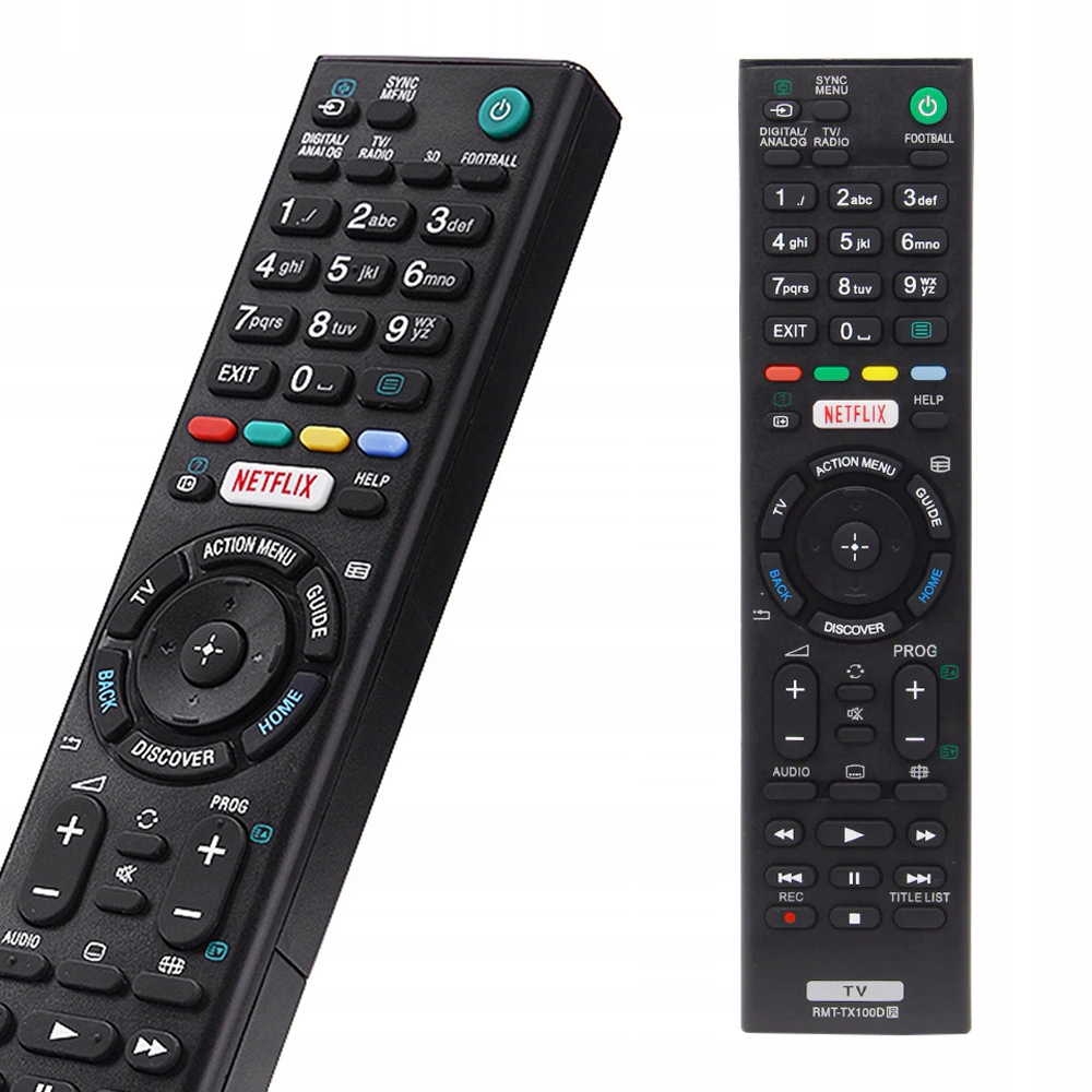 PILOT DO TELEWIZORA SONY BRAVIA RMT-TX100D NETFLIX - Sklep, Opinie, Cena w Allegro